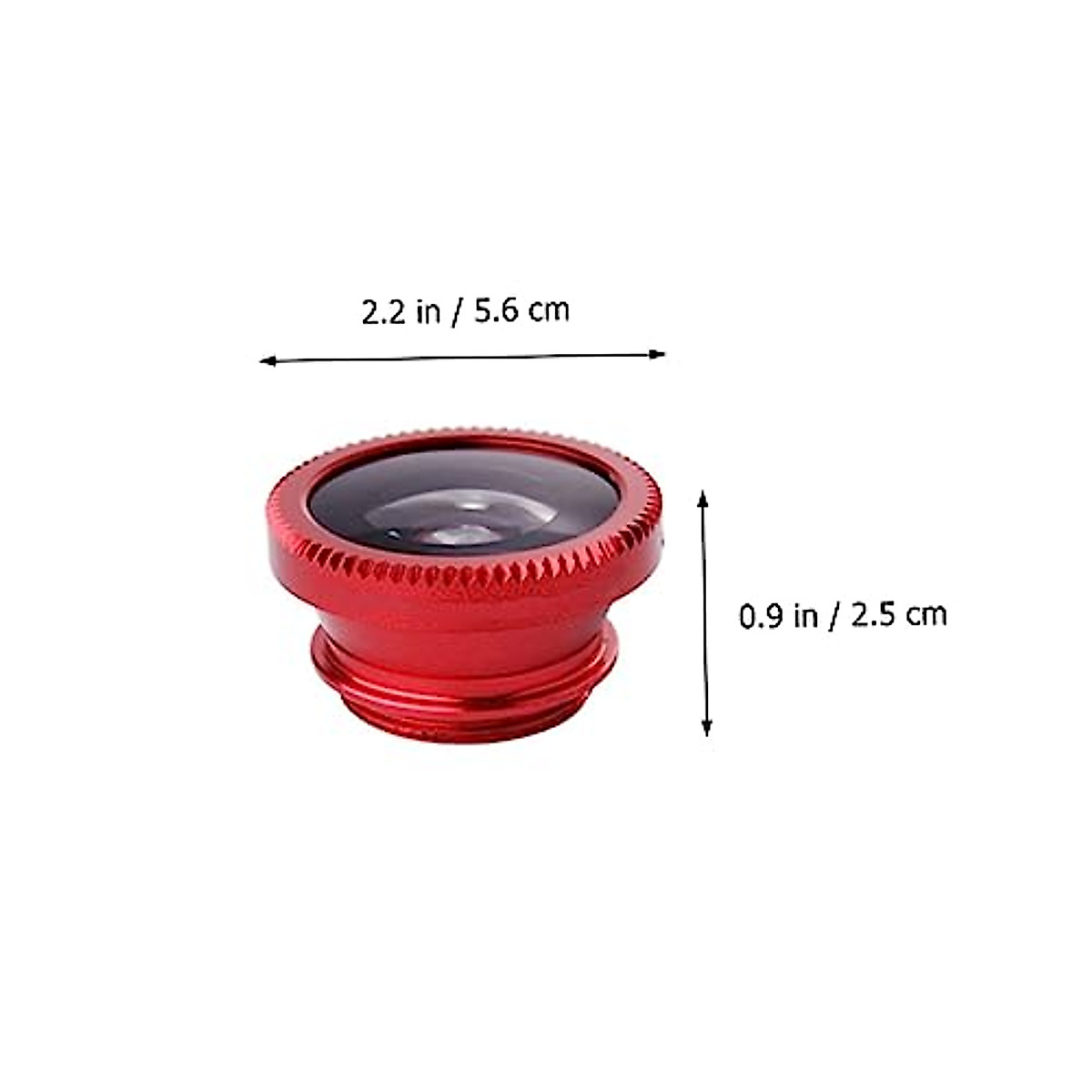 VOSAREA 2 Sets Phone Lens Fisheye Lens Cortinas Inteligentes Phone Fish Eye Mobile Camera Lens Wide Angle Lens Camera Lens Kit 3 in 1 Phone Camera Lens Wide Angle Phone Lens Triple Suite