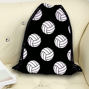 Jom Tokoy Drawstring Backpack Sports Gym Bag Sackpack Volleyball Team Gifts Portable Travel Accessories (volleyball)