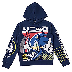 FREEZE Boys Sonic Hoodie and Jogger Sweatpants - Sonic The Hedgehog Boys 2-Piece Outfit Set sizes 4-16