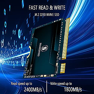 M.2 2230 SSD 256GB SSHARKSPEED NVMe PCIe Gen3.0X4 Internal Solid State Drive, Compatible with Steam Deck，Microsoft Surface pro 7/pro 8+/pro X/laptop3/laptop4/laptop Go, Ultrabook(256GB, 2230 Gen3.0)