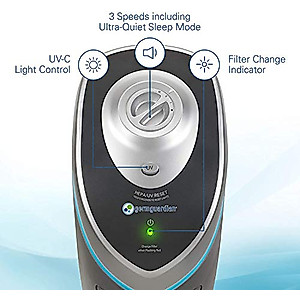 Germ Guardian True HEPA Filter Air Purifier with Germ Guardian HEPA Filter Air Purifier with UV Light Sanitizer