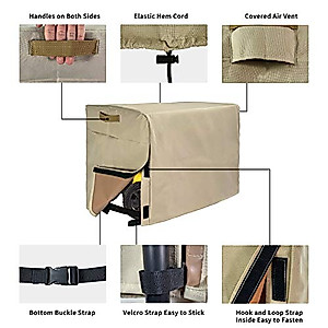 Jorohiker Generator Cover Waterproof 32 x 24 x 24 inch, Heavy Duty Thicken 600D Polyester Universal Generator Cover for Portable Generators 5000-10000 Watt