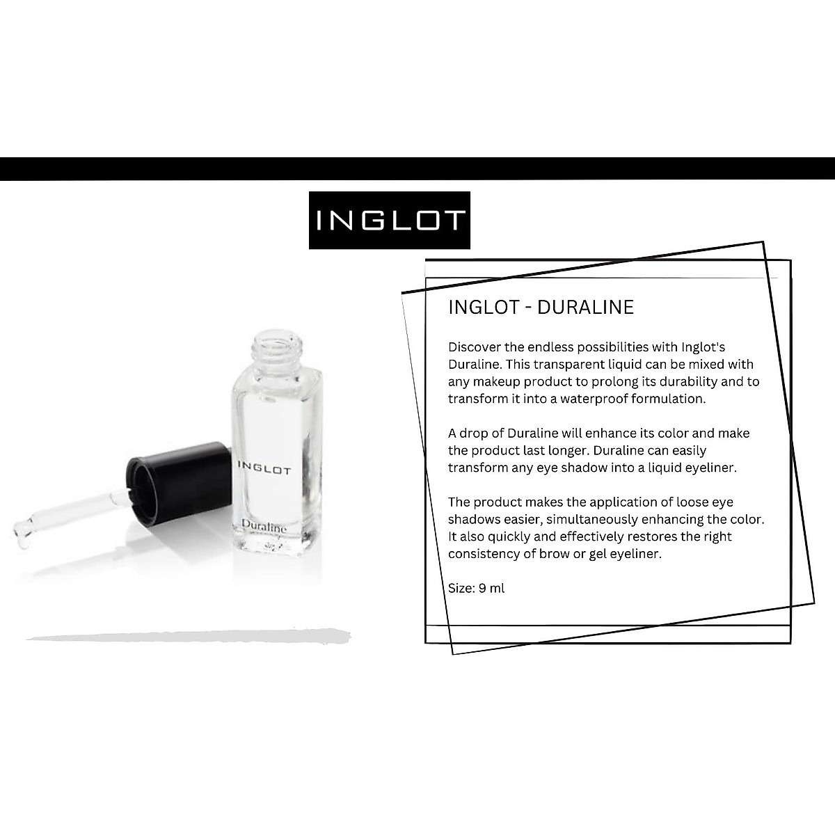 The Beauty Box INGLOT Bundle - Duraline, AMC Eyeliner Gel 77 and AMC Eyeliner Gel 90 (3-Piece)