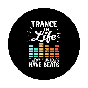 Trance Music Electronic Dance Music DJ Mixer Retro Music PopSockets Swappable PopGrip