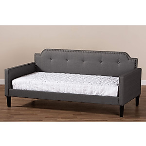 Baxton Studio Daybeds, Twin, Grey