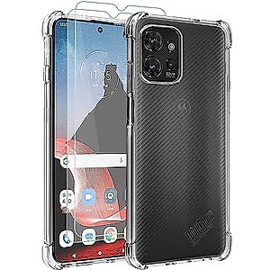 Osophter for Moto ThinkPhone Case,Motorola ThinkPhone 5G Case Clear Women Girls Boys Reinforced Corners TPU Shock-Absorption Flexible Phone Cover for Motorola Moto Think Phone 5G(Clear)