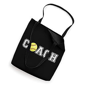 Softball Coach - Athletic Sports Classic Retro Collegiate Tote Bag