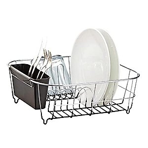 Neat-O Deluxe Chrome-Plated Steel Small Dish Drainers (Black)