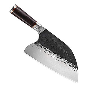 Hand Forged Kitchen Chef Knife in High Meat Cleaver Butcher Knife Vegetable Cutter