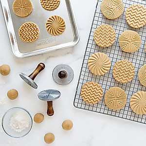 Nordic Ware Geo Cast Cookie Stamps