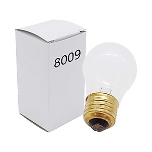 AMI PARTS 8009 Bulb 40w 130v E26 Replacement Light Specially Designed to Withstand Extreme Temperatures Often Used to Light The Inside of Refrigerators and Ranges (2pcs)