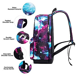 Backpack for Girls - School Backpack for Girls & Teen Girls Water Resistant Backpack with Laptop & Bottle Side Pockets Bookbag for Elementary Middle High School School Bag for Gym Sports