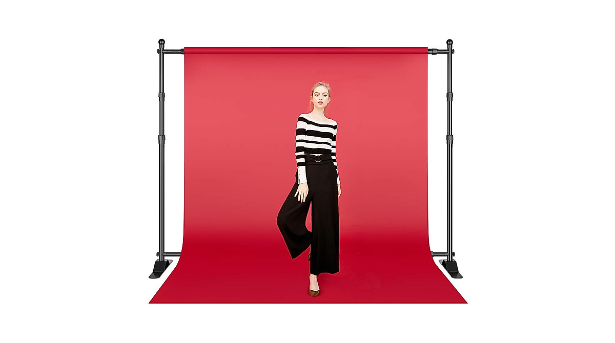 Kshioe Heavy Duty 10x8 ft Backdrop Banner Stand for Trade Shows