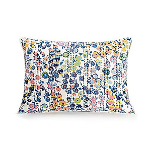 Vera Bradley Petite Floral Quilt, Full Queen, Blue