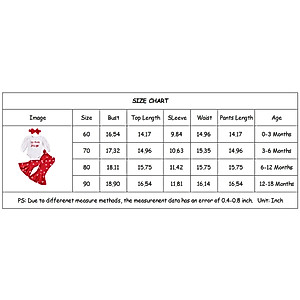 Meihuida My First Valentines Day Baby Girl Outfit Long Sleeve Ribbed Romper Heart Pants Headband Red 0-3 Months