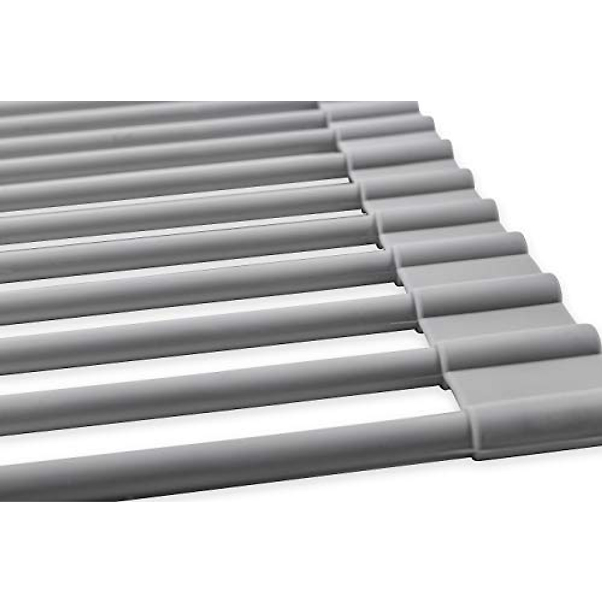 Camco 43519 Roll-Up Dish Drying Rack - Provides Extra Drying Space for Dishes, Pots and Pans - Heat-Resistant Up to 450° F - 17-Inches x 13-Inches