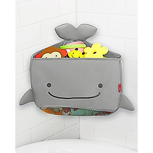 Skip Hop Bath Toy Storage, Moby Corner Hang Toy Organizer, Grey