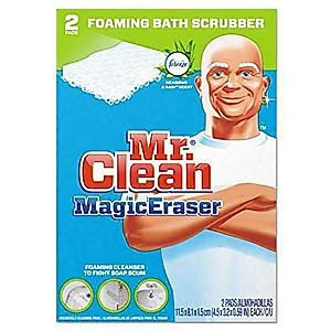 Mr. Clean PAG27141 Magic Eraser Bathroom Scrubber 2 per Box, White