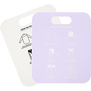 Alipis 2pcs Aid Household for Dress Ing Age Shirts Practical Stacking Retail Laundry or Sweaters Garment Clothes Pp Perfect Board Home Travel T-Shirt Folding Shirt Accessories Helper