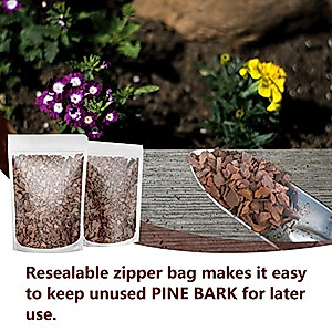 Legigo 2 Quarts Organic Orchid Potting Bark- All Natural Orchid Bark Potting Mix Pine Bark Wood Chips for Houseplant Mulch, Orchid Plants Root Development, Mulch for Potted Plants