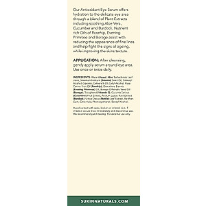 Sukin Eye Serum, 1.01 Fluid Ounce