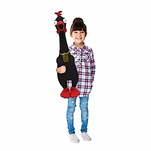 Animolds Hug Me Giant Rubber Chicken- Huge Stress Relief Screaming Chicken Toy | Screams Up to 45 Seconds- Novelty Gag and Prank Toys | Funny Toys Gifts for Christmas Stocking Stuffers for Kids Adult