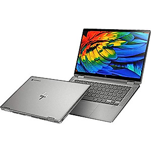 2020 NewestHP x360 2-in-1 14-inch FHD Touchscreen Chromebook  10thGEn. Intel Core i3-10110U, 8GB RAM, 64GB eMMC, B&O Audio, WiFi 6, Backlit Keyboard, Fingerprint Reader - Mineral Silver (Renewed)