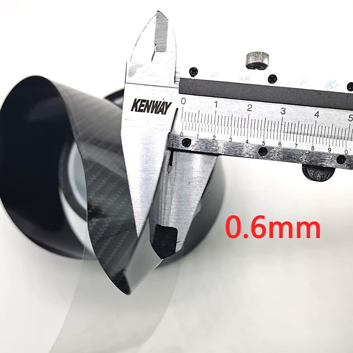 TURBOOST Bike Frame Protection Tape Sticker Vinyl Wrap Skin, MTB Bicycle Paint Chainstay Chain Guard Corner Protector Film Wraps, Carbon Filter Pattern, 3m (120”) Length, Various Width Option (5)