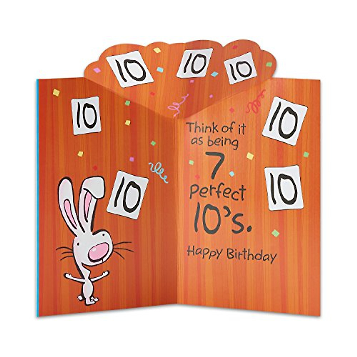 American Greetings Funny 70th Birthday Cards (Pop Up Cartoon Bunny)