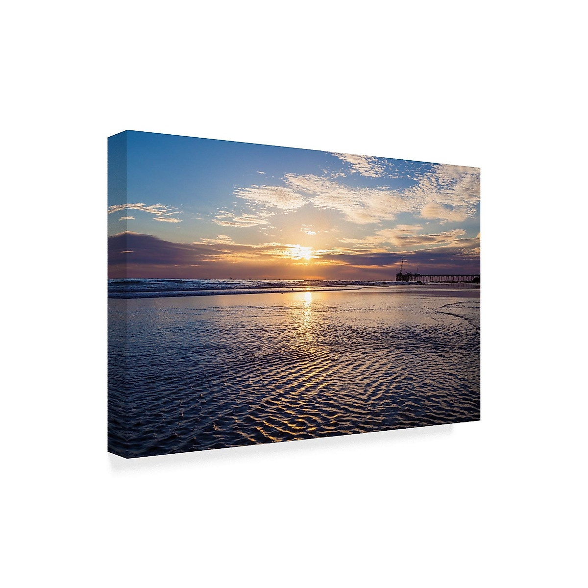 Trademark Fine Art Cool Ripples by Chris Moyer, 16x24-Inch Fine Art, Multicolor