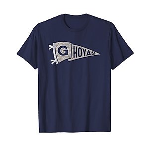 Georgetown Hoyas Pennant Vintage Navy Officially Licensed T-Shirt