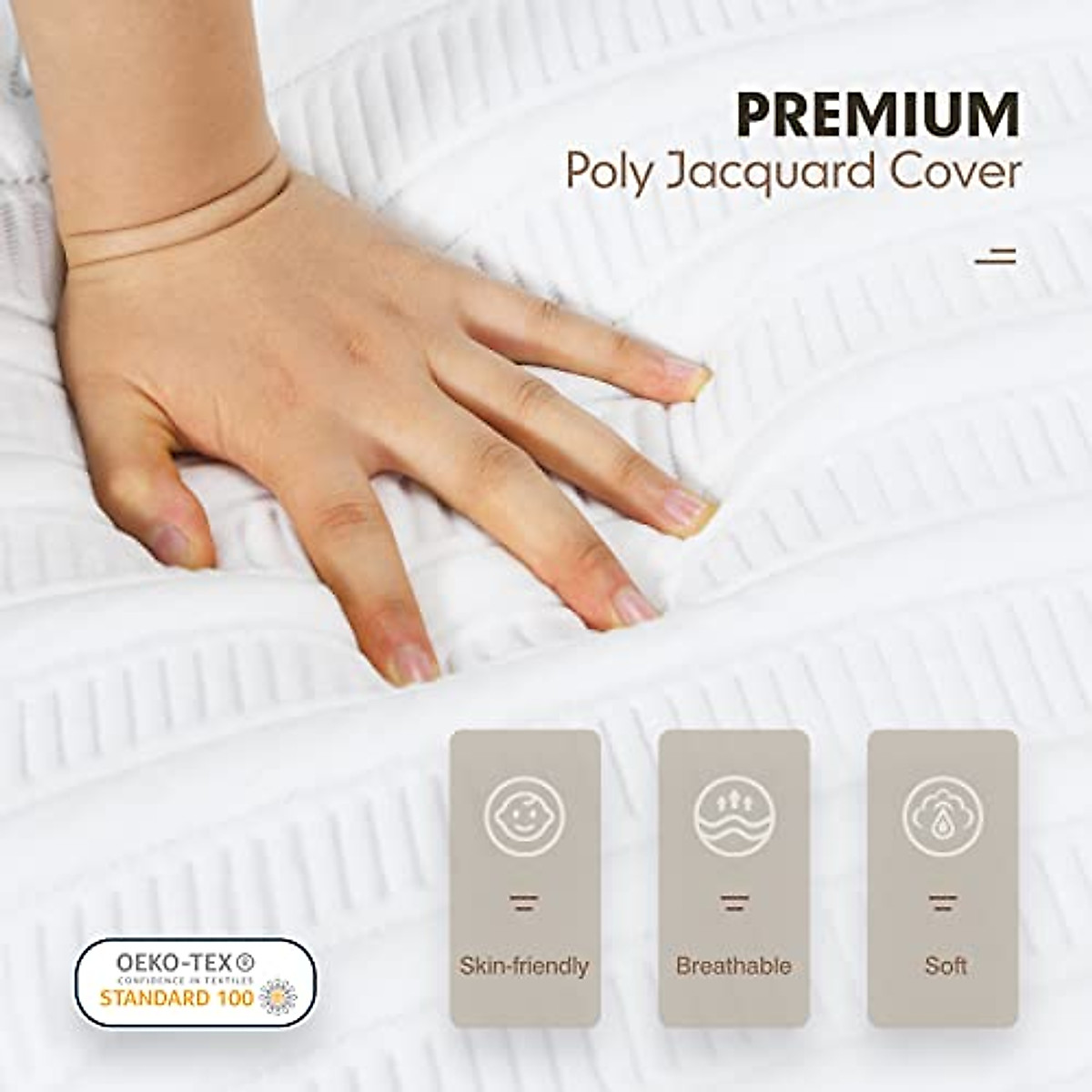 Giantex Memory Foam Mattress, 8 Inch Full Size, Gel Infused and Bamboo Charcoal Foam for Cool Sleep, Medium Firm Mattress w/Convoluted Foam, Ventilated Hybrid Bed Mattress in a Box, 75L x 54W x 8H