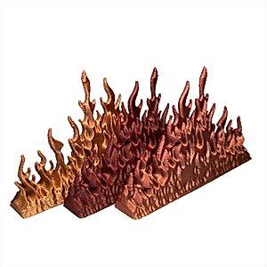 Extruded Gaming Wall of Fire Spell