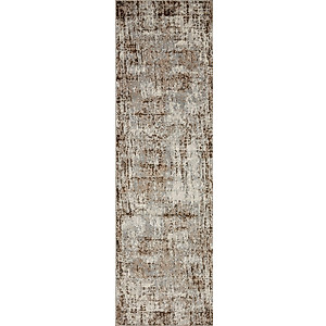 Loloi II Austen Collection AUS-01 Area Rug 7'-10" x 10'-6" Natural/Mocha Rectangular 0.38" Thick