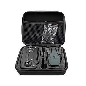 Toxz for RC Drone E58 / JY018 / JY019 Foldable RC FPV Drone Portable Handbag Carrying Bag Box Bag,High-Strength Composite Material,Soft Grip,Foam Protect,with Mesh Pocket