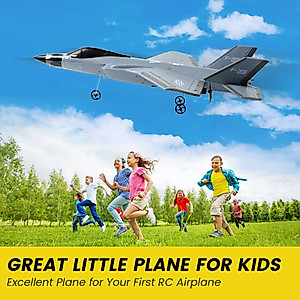 BEHORSE RC Plane, F-35 RC Airplane Ready to Fly, 2 Channel 2.4Ghz Remote Control Plane, Remote Control Airplanes for Kids Boys Girls Adults Beginners