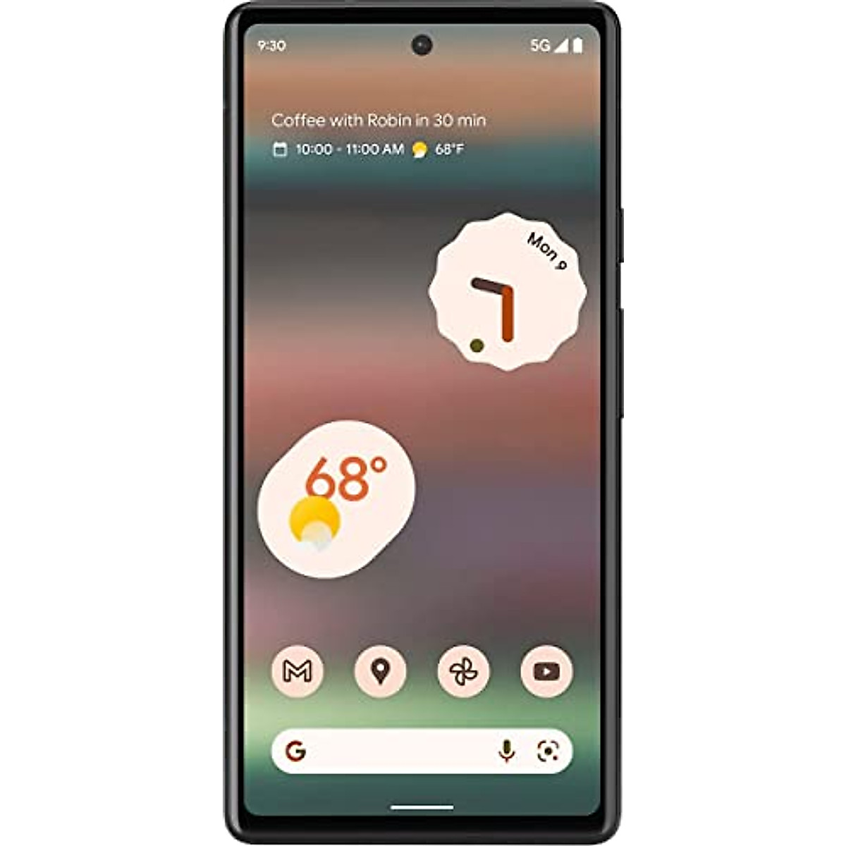 Google Pixel 6A 5G 128GB 6GB RAM Factory Unlocked (GSM Only | No CDMA - not Compatible with Verizon/Sprint) Global Version - Sage