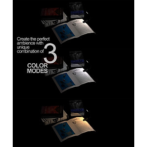 Book Light, PERFECTDAY 12 LED USB Rechargeable Reading Light with 3-Level Brightness for Eye Protection Night Reading Lamp