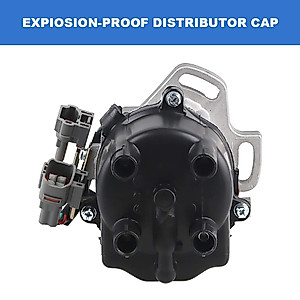 JDMON Compatible with Ignition Distributor Toyota Corolla Celica Geo Prizm 1.6L 1.8L 1993 1994 1995 Replace 19020-16280 19020-16250