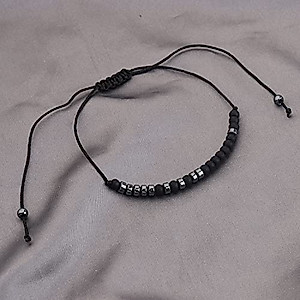 MAOFAED Work Bestie Gift Work Bestie Morse Code Bracelet Best Friend Gift Work Friendship Gift Birthday Gift for Coworker (work bestie code br)