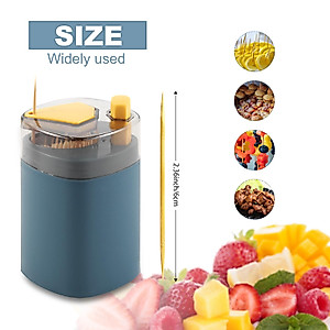 Avesfer 3 PCS Toothpick Holder Dispensers with 900 PCS Toothpicks Pop-Up Automatic Tooth Pick Dispenser for Kitchen Restaurant Thickening Container Pocket Novelty, Sturdy Safe Portable Storage Box