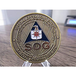 Central Intelligence Agency Special Activities Division Special Operations Group CIA SOG Challenge Coin