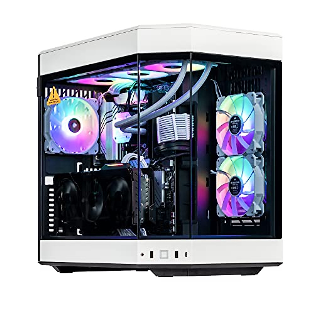 Velztorm Praetix Gaming Desktop PC (14th Gen Intel i9-14900K 2.40GHz, GeForce RTX 4090 24GB, 128GB DDR5, 2TB PCIe SSD + 6TB HDD (3.5), 360mm AIO, RGB Fans, 1000W PSU, WiFi 6, Win 10 Pro) VELZ0076