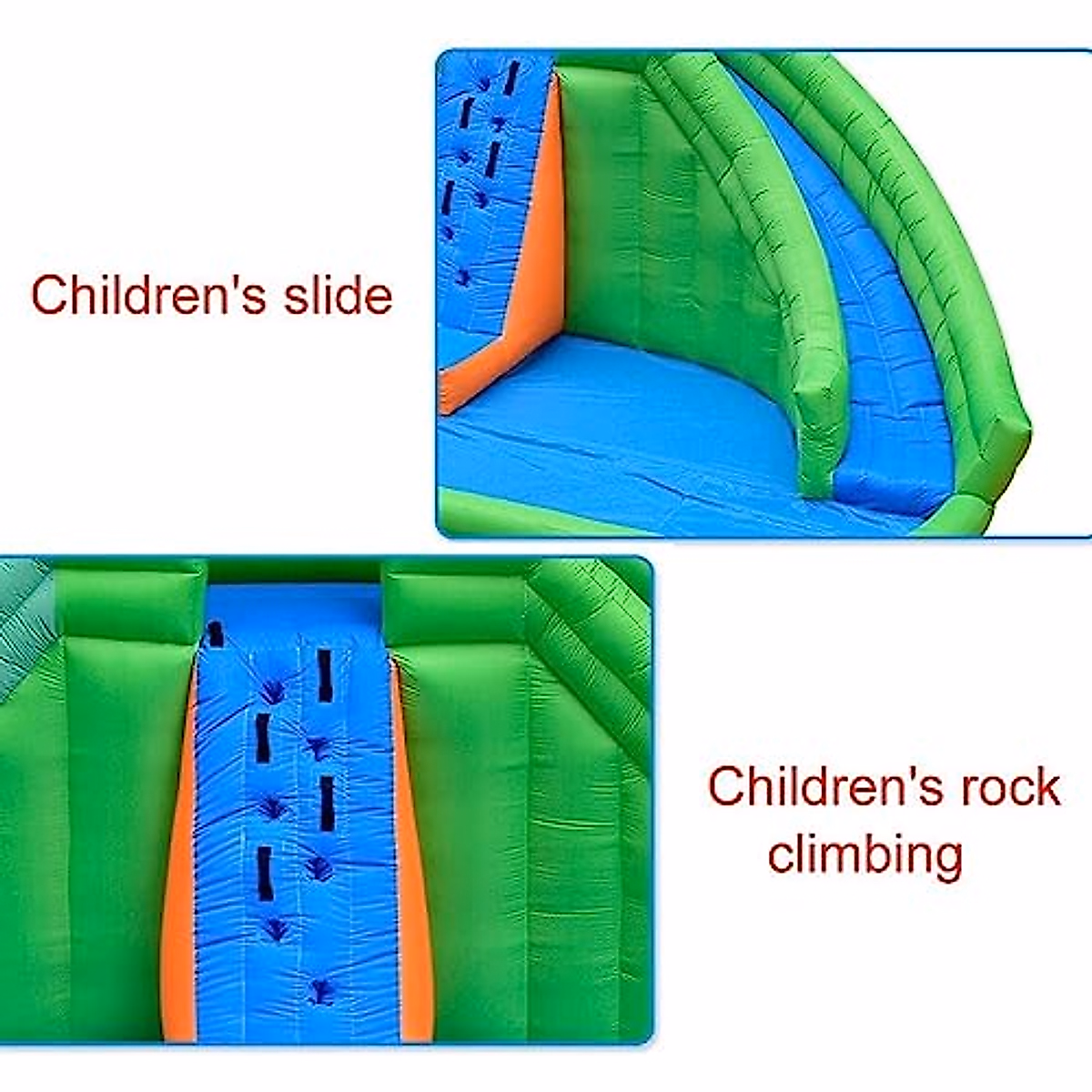Inflatable Castle Children's Climbing Trampoline Children's Outdoor Playground Water Park Slide Naughty Castle