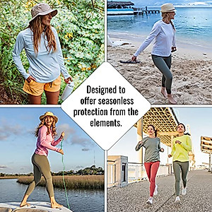 Vapor Apparel Women’s UPF 50+ UV Sun Protection Long Sleeve Performance Slim Fit T-Shirt for Sports and Outdoor Lifestyle, XX-Large, White