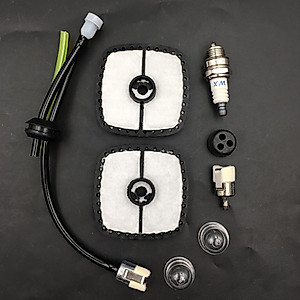 IBVIBV Air Filter spark plug Compatible with Shindaiwa DH212 DH232 DH235 T235 EB212 FH235 HT232 Echo PE-265 GT-1100 GT-2000R GT-201R PPF-210 SRM-211 SRM-210SB