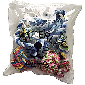 Otterly Pets Puppy Dog Pet Rope Toys for Small to Medium Dogs (Set of 4)