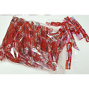 TWIZZLER Cherry Pull N' Peel Licorice, Red Single Twist Candy, Wrapped, 2 Pounds Single Twist Pack