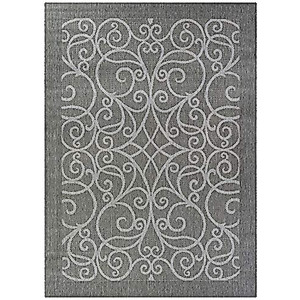 Balta Rugs Miller Scroll Flatweave Indoor/Outdoor Area Rug