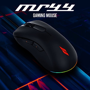 VisionTek OCPC MR44 Wired Gaming Mouse, RGB, 16000 DPI, PixArt 3389 Sensor, Programmable Macro Buttons for Windows and Mac - 901541